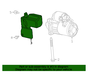 2014-2025 GM Starter Heat Shield 12633476 GM | GMPartsDirect.com