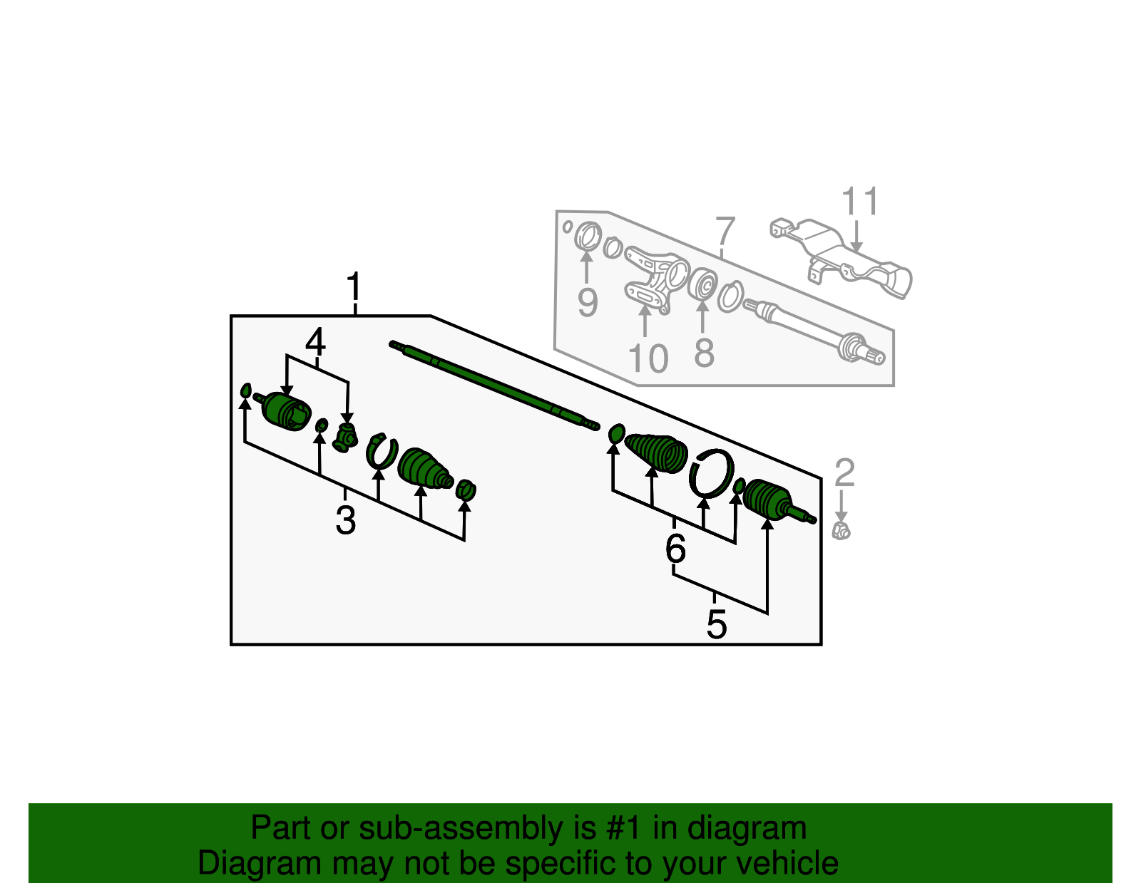2002-2006 Honda CR-V Axle Assembly 44305-S9A-000 | Retail Performance ...