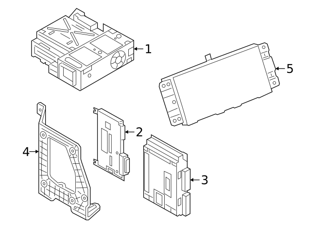 2019-2024 Audi Control Module 4K0-035-084-A | TascaParts.com