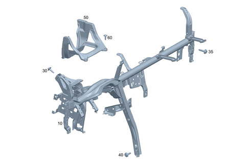 Crossmember Under Instrument Panel for 2024 Mercedes-Benz GLA 250 ...