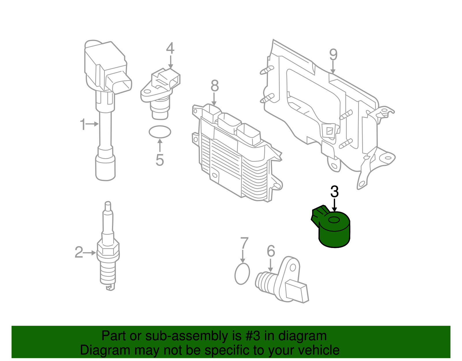 2011-2023 Nissan Knock Sensor 22060-1KT0A | Sullivan Brothers Nissan