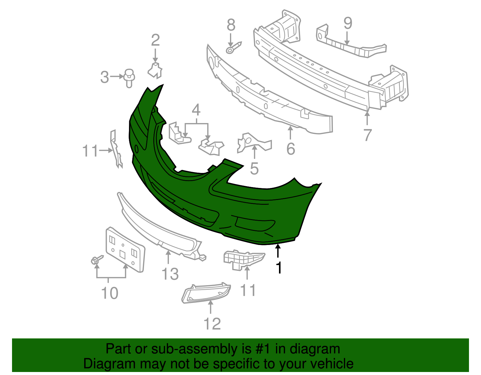 BNYP-50-03XE-BB - High-Quality Bumper Cover for 2004-2006 Mazda 3 ...