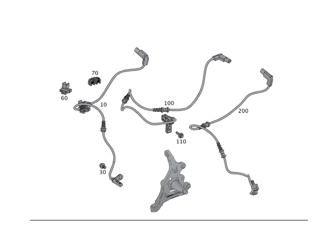 Rotational Speed Sensor - Part #172-905-61-01 | Mercedes Parts Center