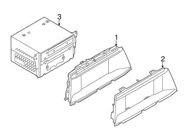 65509321016 - 2014-2016 BMW Display Unit (65-50-9-321-016) | BMW of ...