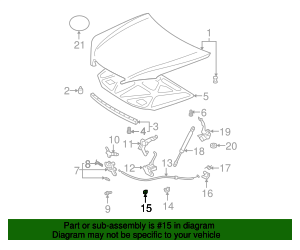 2002-2006 Lexus Release Cable Clip 82711-1A750 | OEM Parts Online