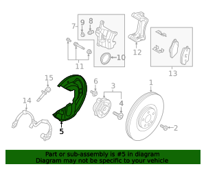 2019-2023 Volvo Splash Shield - Driver's Side (LH) 32217579 ...