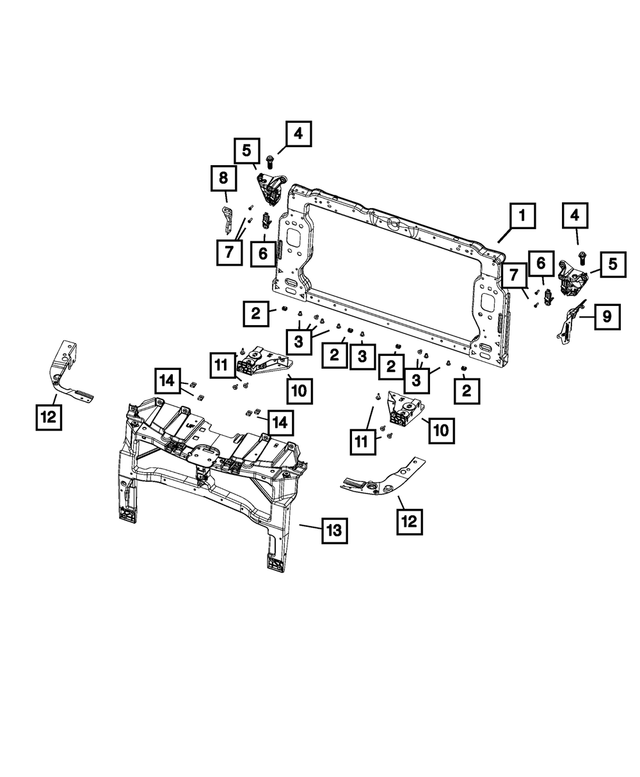 2013-2023 Mopar Hex Flange Head Screw And Washer 6510270AA | Mopar eStore