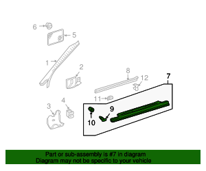 209-680-06-35-9051 - Door Sill Plate 2003-2008 Mercedes-Benz ...
