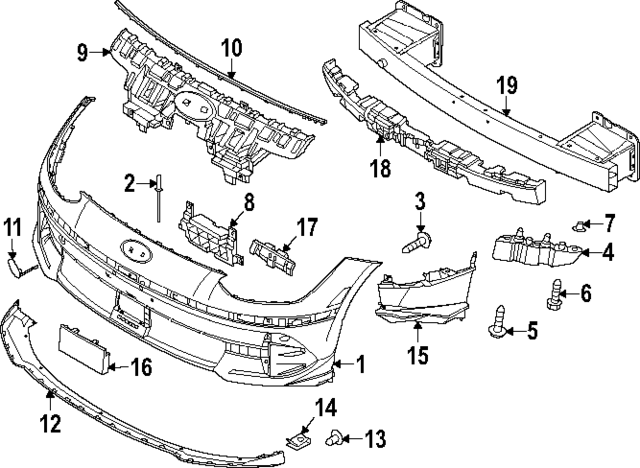 2023-2024 Hyundai Ioniq 6 Bumper Cover 86510-KL100 | OEM Parts Online