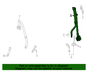 2021-2022 GM Outer Belt Assembly 84779824 | TascaParts.com