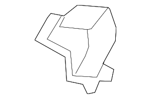 51777353267 - 2014-2020 BMW i8 Rocker Molding Duct (51-77-7-353-267 ...