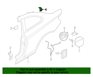 Genuine BMW 41-21-7-374-422 | Quarter Panel Backing Plate | FREE ...