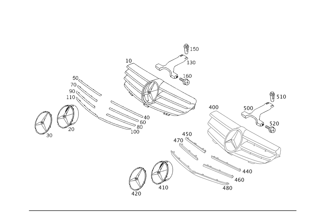 209-888-06-85 - Trim Bar | World Mercedes-Benz Parts
