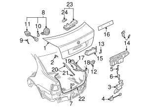 1998-2010 Volkswagen Rod Clip 3B0-827-637 | VW Parts Center