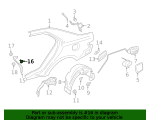 2011-2025 Ford Spoiler Clip W713489-S300 | OEM Parts Online