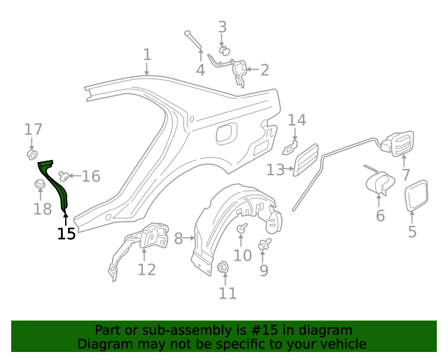 2017-2020 Lincoln Continental Inner Cover - Passenger Side (RH) GD9Z ...