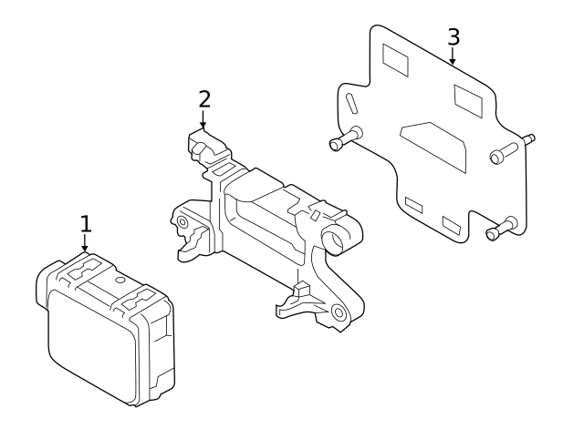 Genuine BMW 66-31-6-883-738 | Mount Bracket | FREE Shipping on Most ...