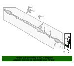 2003-2023 Mitsubishi Outer Tie Rod 4422A052 | Auto Parts