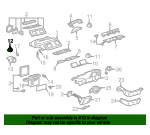 1995-2014 GM Temperature Valve Actuator 89018375 GM | GMPartsDirect.com