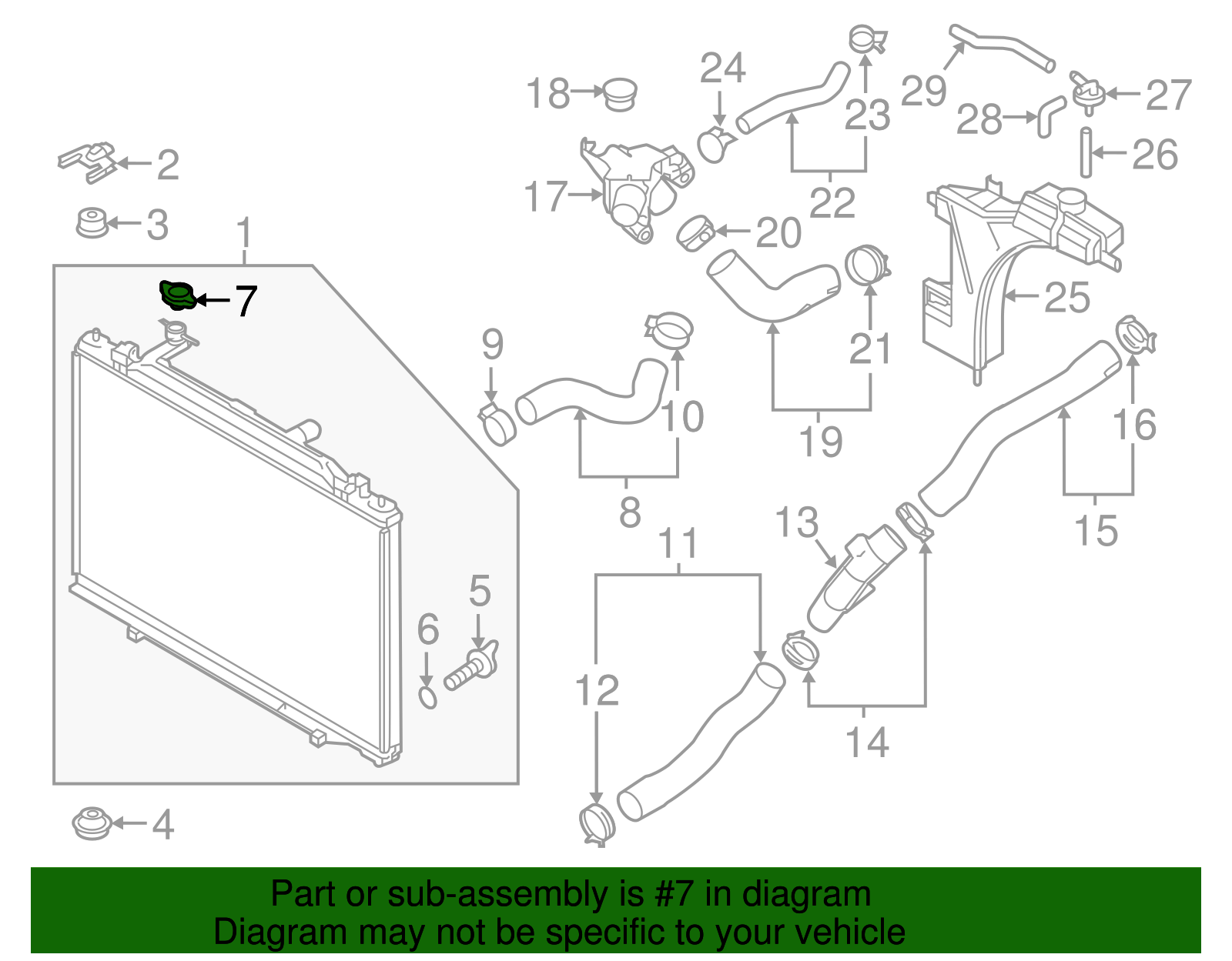 2013-2024 Mazda Radiator Cap PE0115205 | Retail Performance Auto Parts