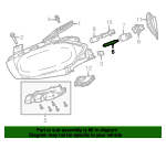 2013-2021 Mopar Headlamp Bulb L09005HL | TascaParts.com
