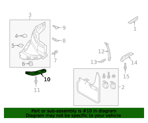 2017-2024 Audi End Plate 8W0-853-833 | Audi USA Parts