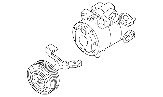 2013-2020 Ford A/C Compressor FB5Z-19703-B | TascaParts.com