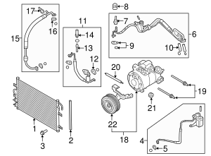 2013-2020 Ford A/C Compressor FB5Z-19703-B | TascaParts.com
