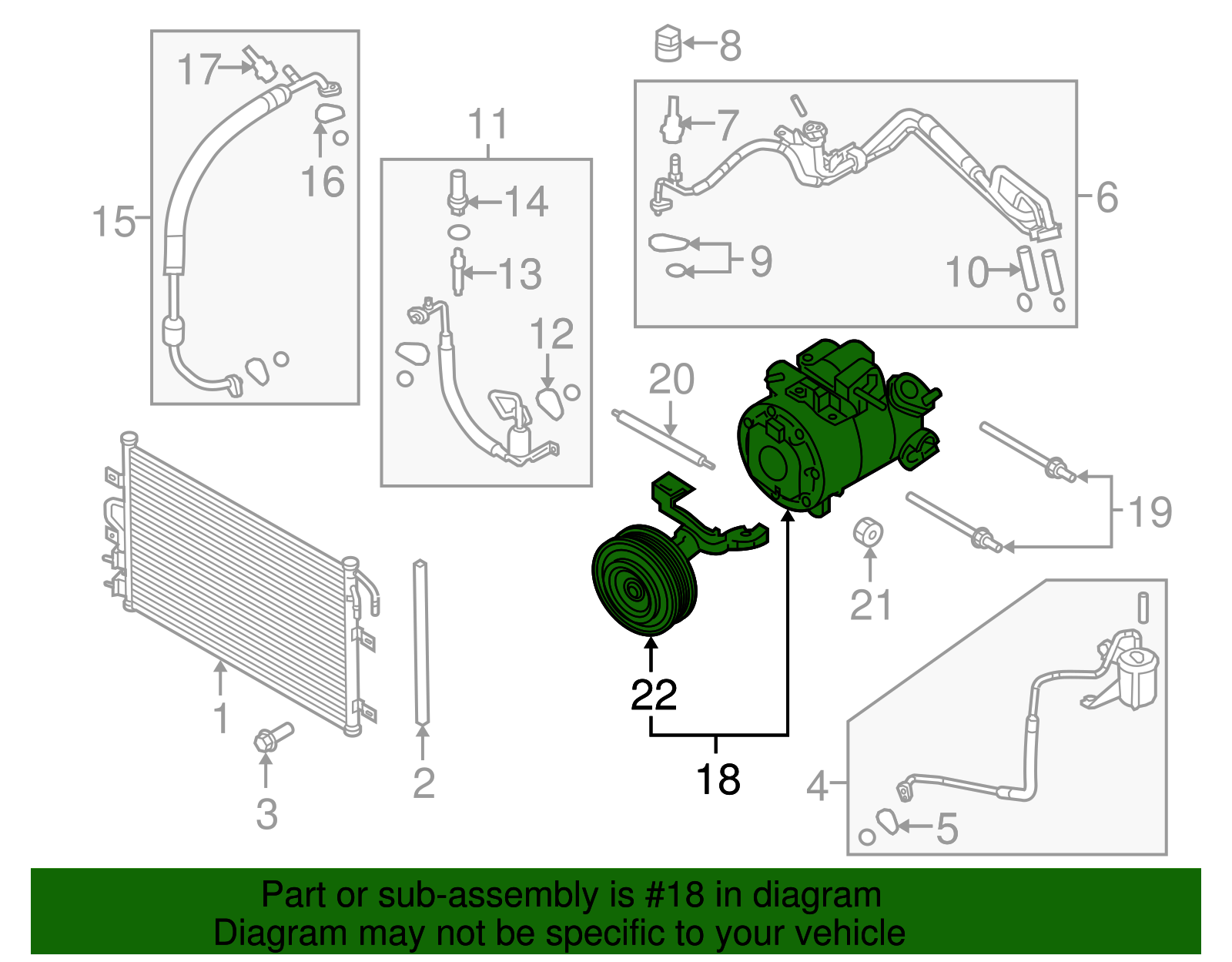 YCC-392 - Motorcraft™ A/C Compressor 2013-2020 Ford | Big 3 Auto Parts