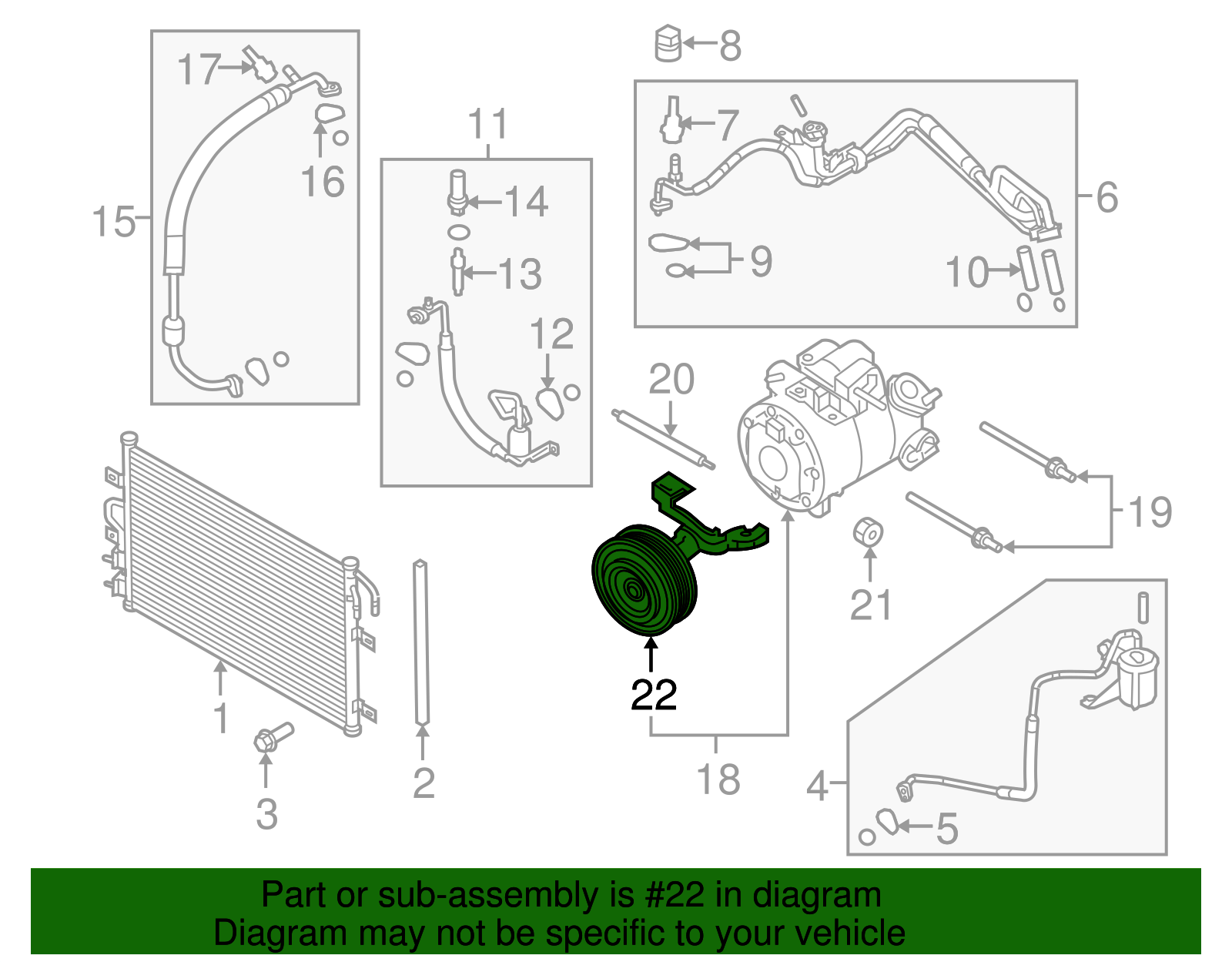 FB5Z-19D786-B - A/C Compressor Clutch 2013-2019 Ford | Big 3 Auto Parts