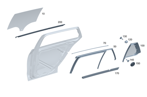 Rear Window System for 2014 Mercedes-Benz C 300 | Mercedes-Benz USA Parts