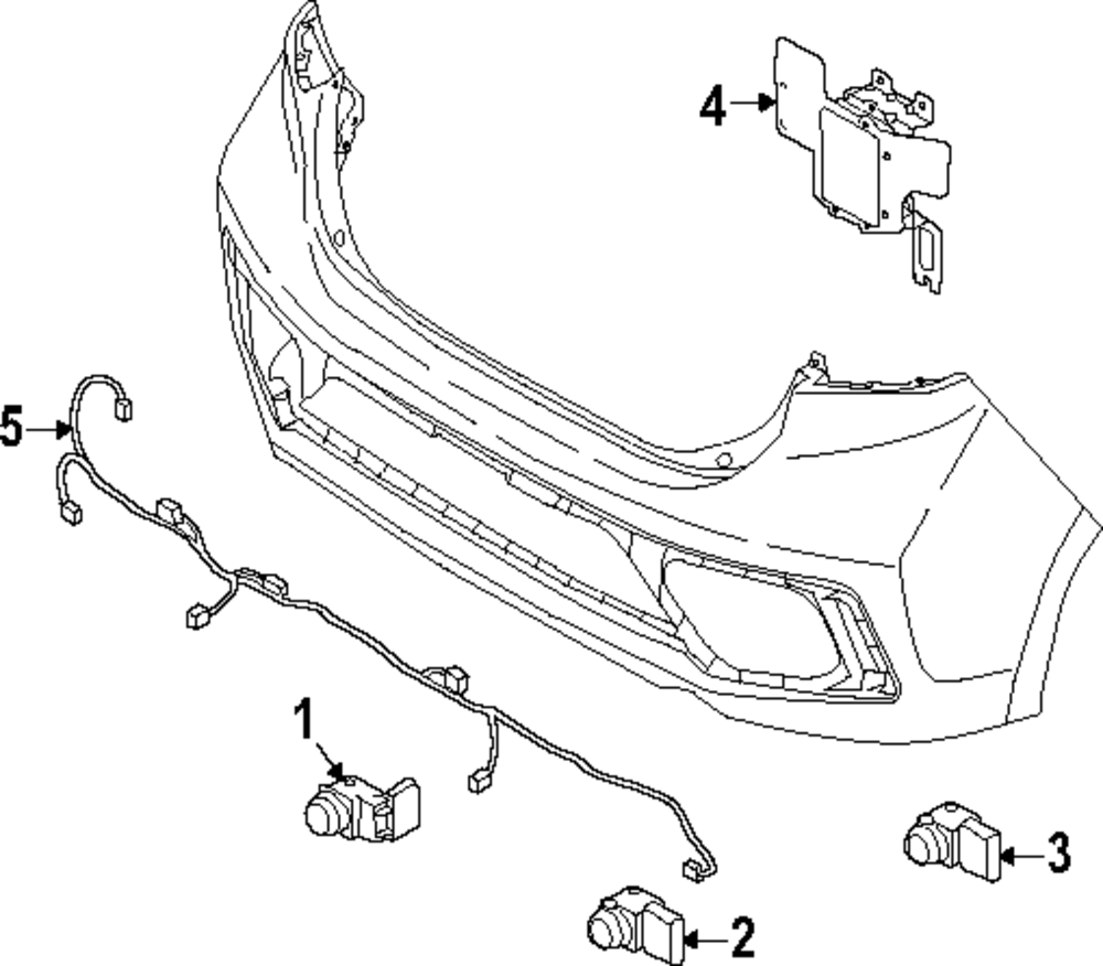 2024 Hyundai Ioniq 5 Blind Spot Radar 99150-GI200 | OEM Parts Online