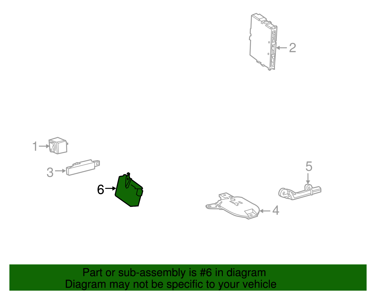 2017-2019 Toyota Highlander Receiver 897B0-0E040 | Toyota Parts Center