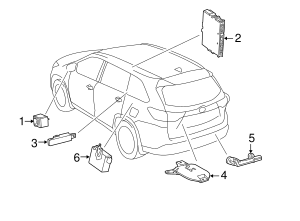 89997-0E050 - Keyless Entry Antenna - 2014-2021 Toyota | OEM Genuine Parts