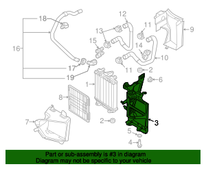 2015-2024 Volkswagen Golf R Mount Bracket 5Q0-121-093-BF | VW Direct ...