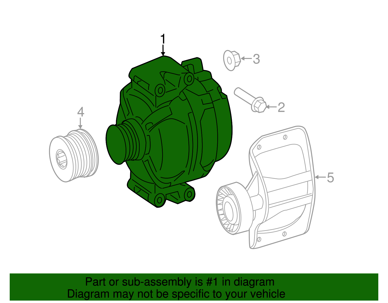 000-906-27-00-87 - Alternator 2007-2022 Mercedes-Benz | AutoNation Parts