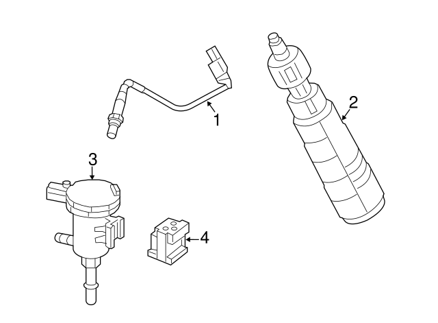000-476-45-36 - Vapor Canister Purge Solenoid Bracket 2012-2023 ...