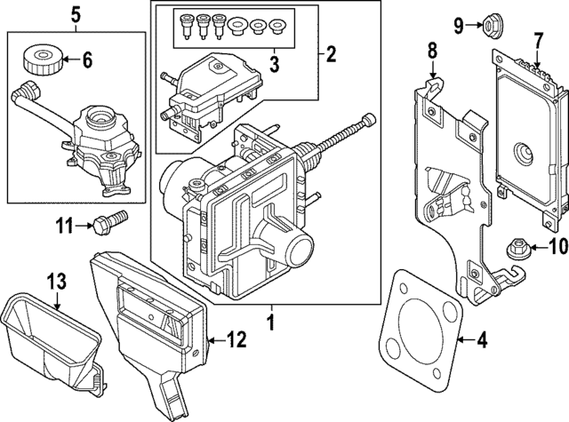 2022-2024 BMW iX Expansion Tank 34-50-5-A52-D00 | BMW Part Search