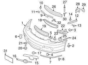 2006-2008 Porsche Cayman Lower Cover 987-505-721-00-G2X | OEM Parts Online