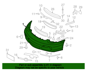 2006-2008 Porsche Cayman Bumper Cover 987-505-191-52 | Sunset Porsche Parts