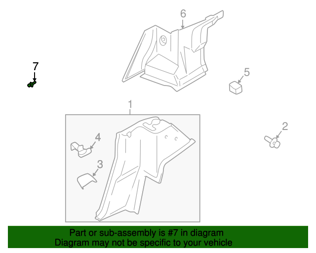1999-2003 Mazda Miata Door Trim Panel Fastener B467-68-AC3-21 ...