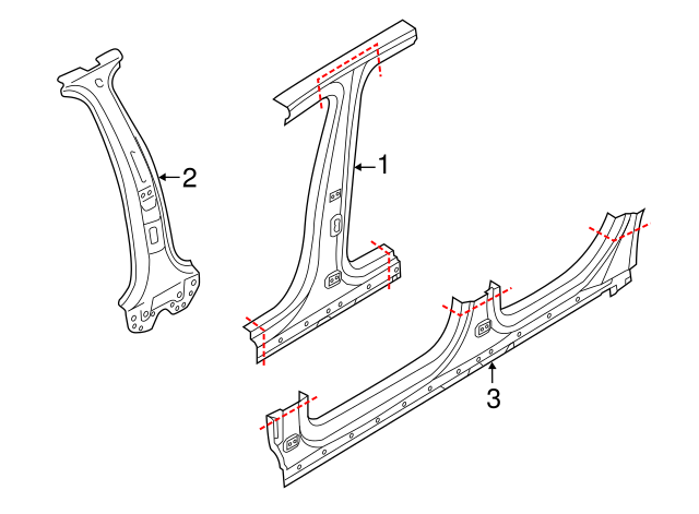 4H4-809-838-A - Rocker Panel 2011-2018 Audi A8 Quattro | Audi OEM Parts