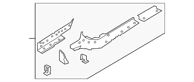 2017-2023 Audi Rail Assembly 8W0-803-103-A | Audi USA Parts