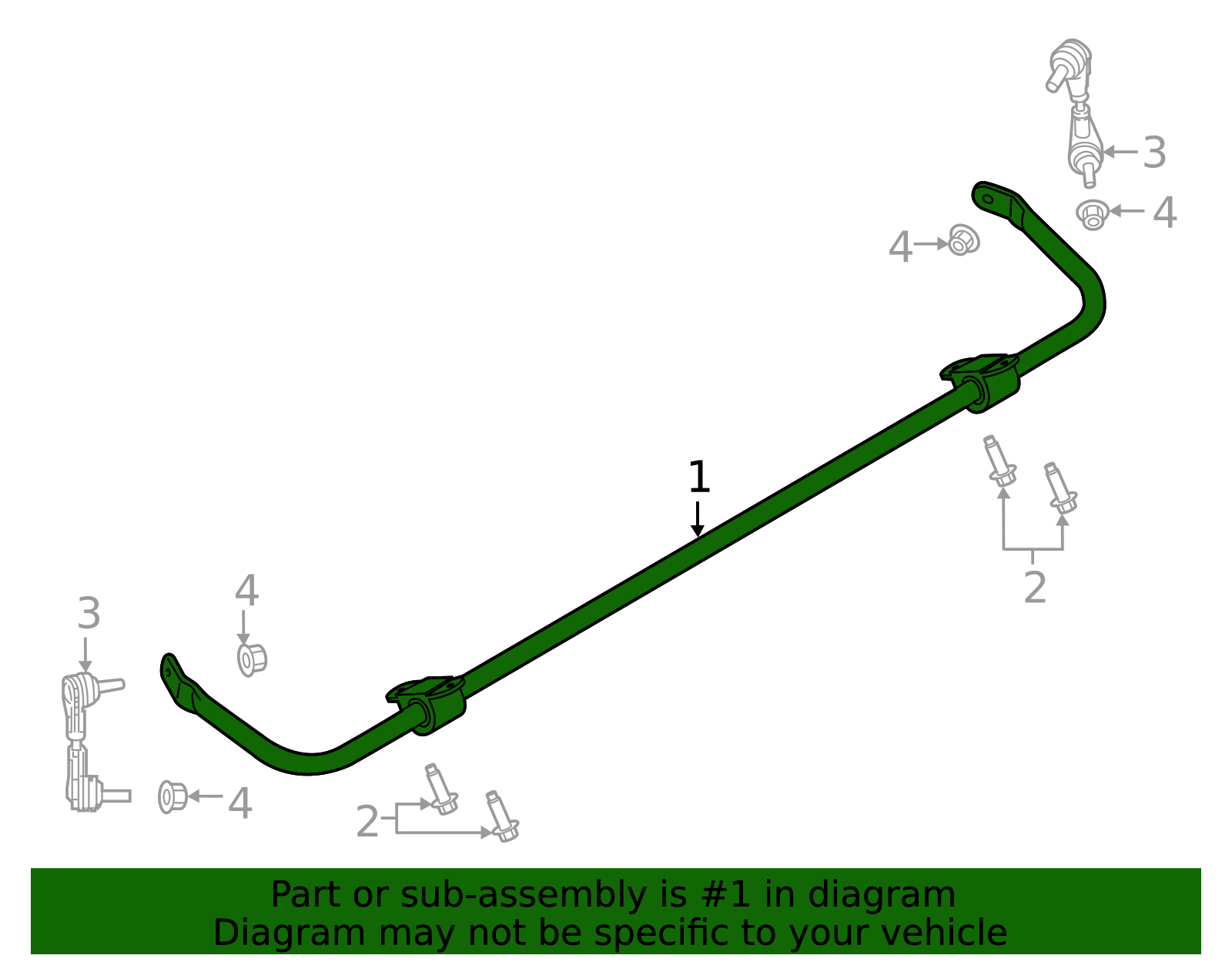 LB5Z-5A772-C - High-Quality Stabilizer Bar for 2020-2025 Ford ...
