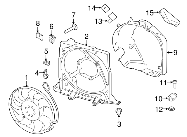 2017-2024 Porsche Engine Cooling Fan Shroud 9P1-121-334 | Sunset ...