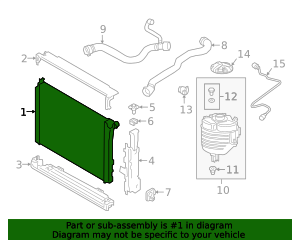 17-11-8-666-739 - Radiator 2019-2023 BMW | AutoNationParts.com
