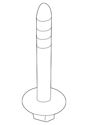 4159900100 - Lower Control Arm Front Bolt 2016-2019 Smart | Mercedes ...