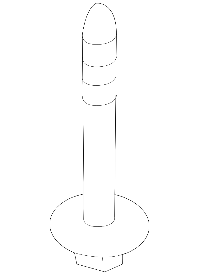 4159900100 - Lower Control Arm Front Bolt 2016-2019 Smart | Mercedes ...