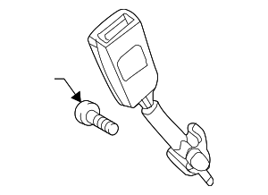 205-860-11-69-9051 - Buckle End 2017-2023 Mercedes-Benz | Mercedes-Benz ...