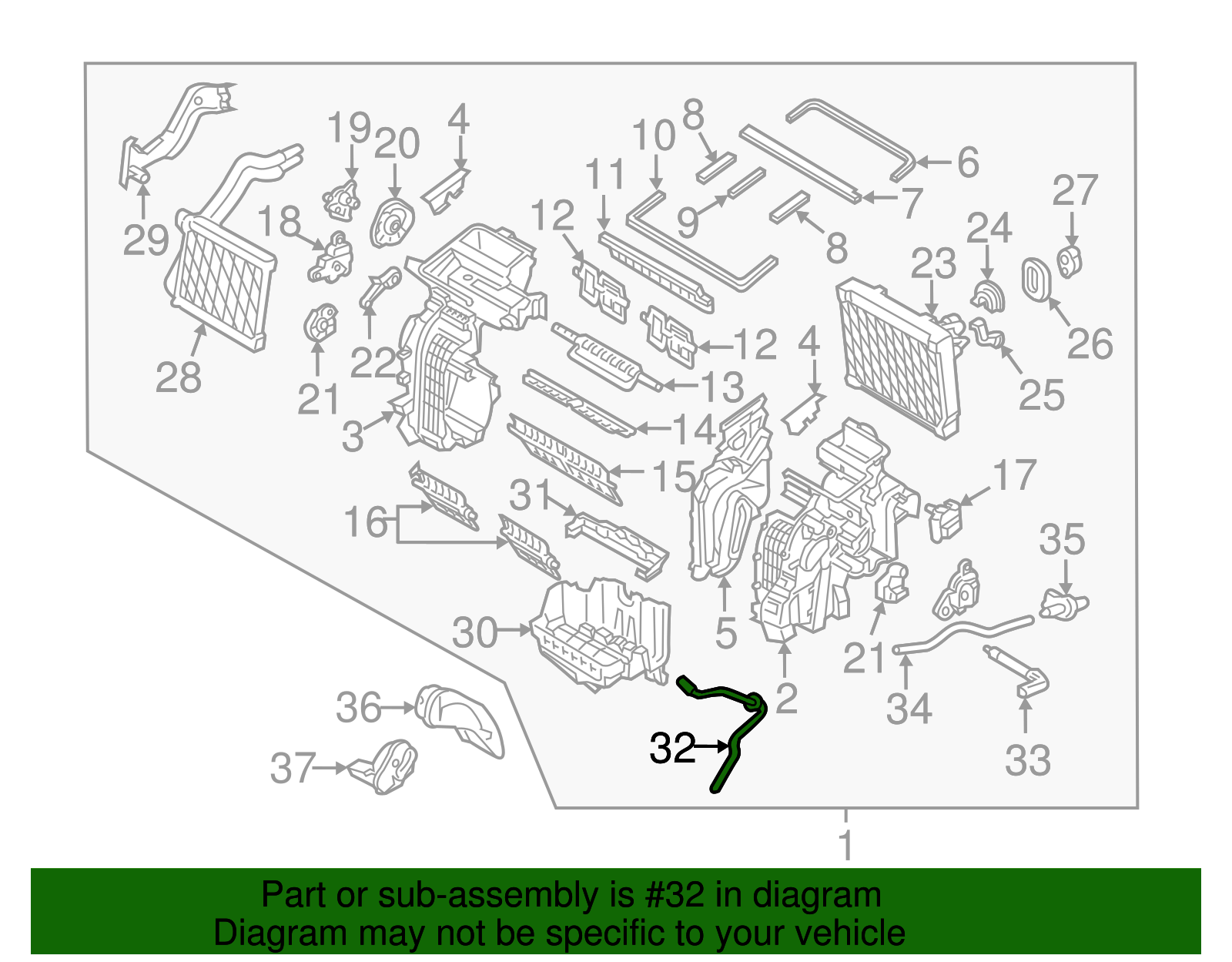 2020 Hyundai Elantra Drain Hose 97173-F2AA0 | Hyundai Wholesale Direct